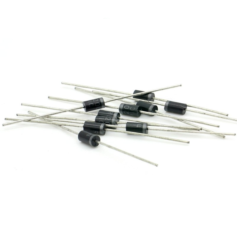 10x Diode redressement RL204 - 2A - 400V - DO-41