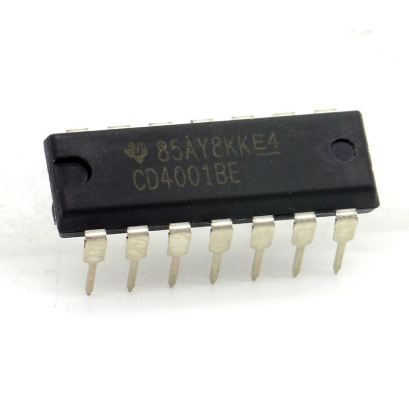 Circuit intégré CD4001BE CMOS Nor Gate DIP-14 Texas instruments