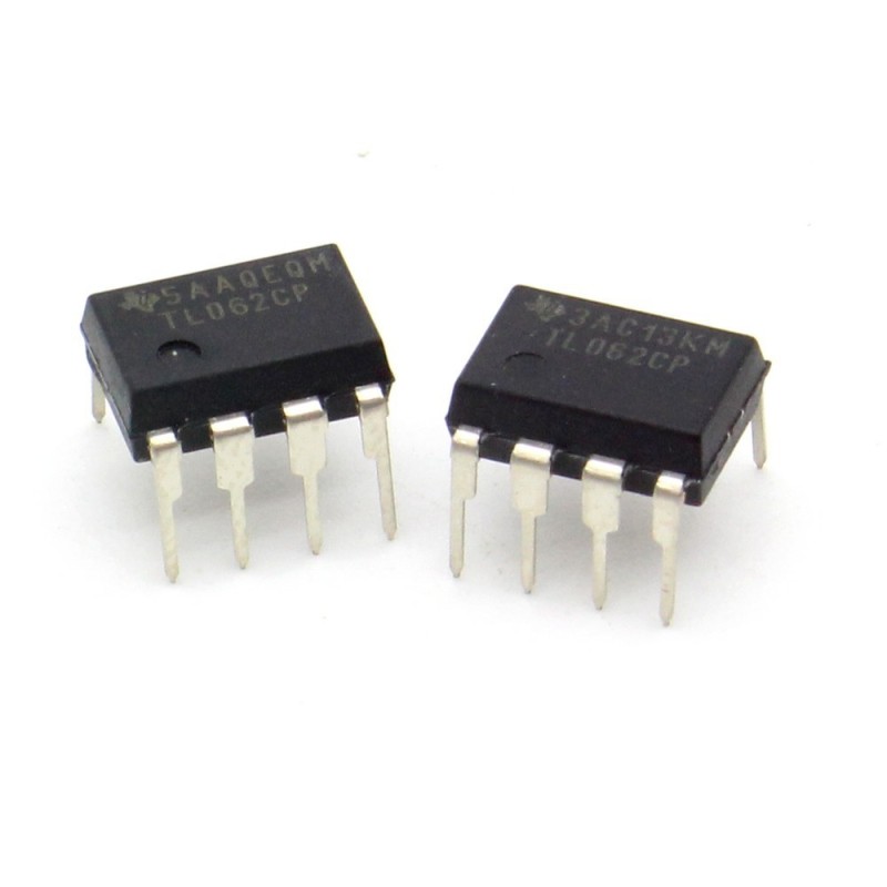 2x Circuit TL062CP Dual Jfet-input Op-Amp DIP-8 - Texas Instrument