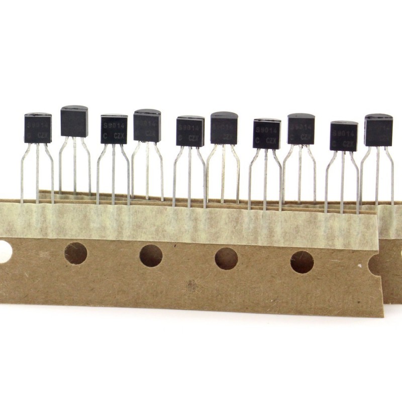 10x Transistor S9014 C331 - 45v - 0.1A - NPN - TO-92 - CJ